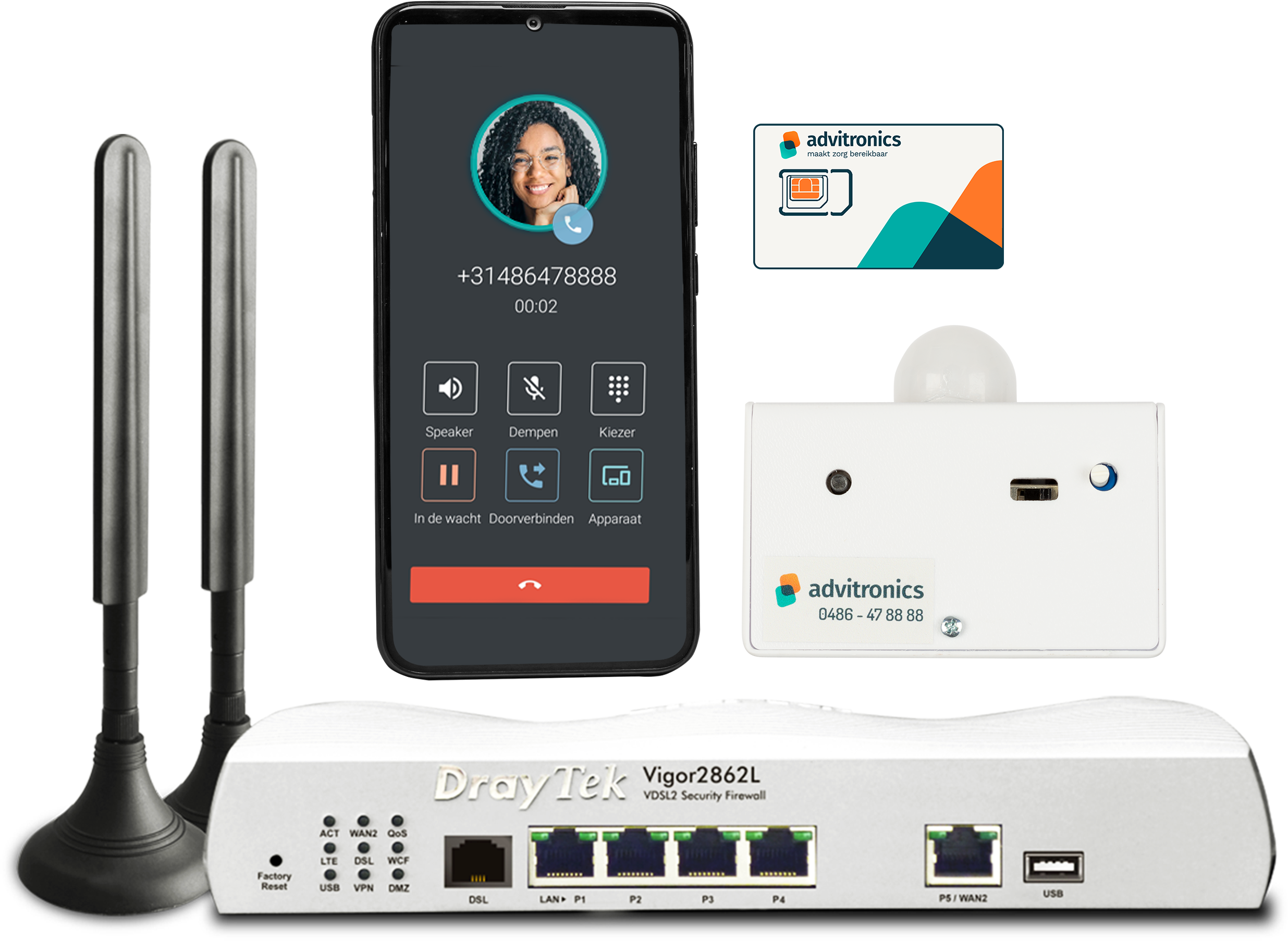 Altijd de juiste aandacht voor inkomende spoedoproepen binnen uw praktijk met de spoedzoemer